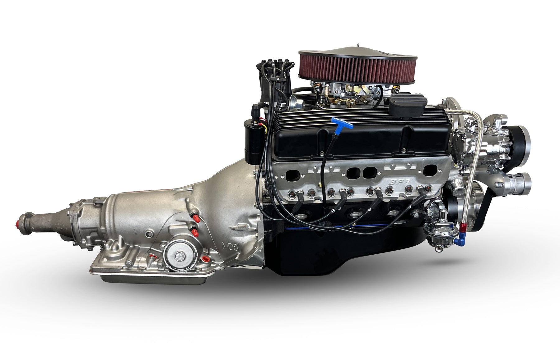 GM Small Block Compatible 400 c.i. Engine and 700R4 Automatic Transmis ...