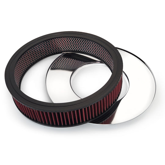 Air Cleaner with Dominator 4500 Base - 14" Chrome – BluePrint Engines