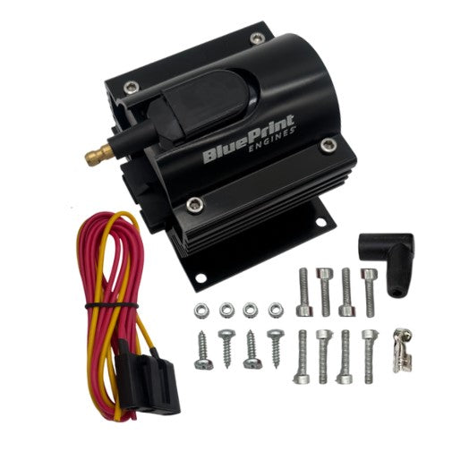 50K Volt Ignition Coil - External E-Core - Black – BluePrint Engines