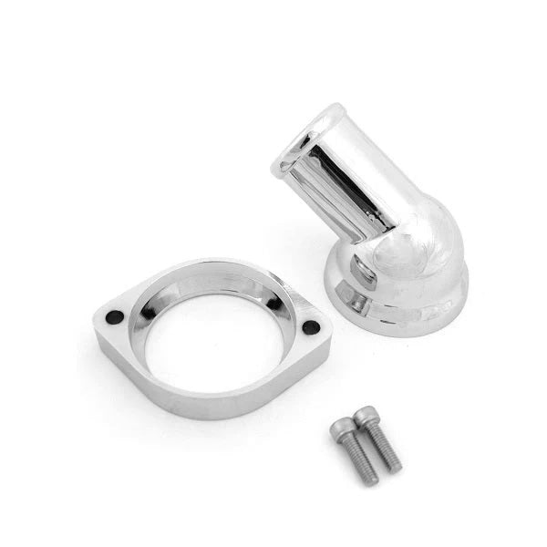 GM LS Compatible Water Neck – 45°. For 2.25 DIA LS thermostats with 2 ...
