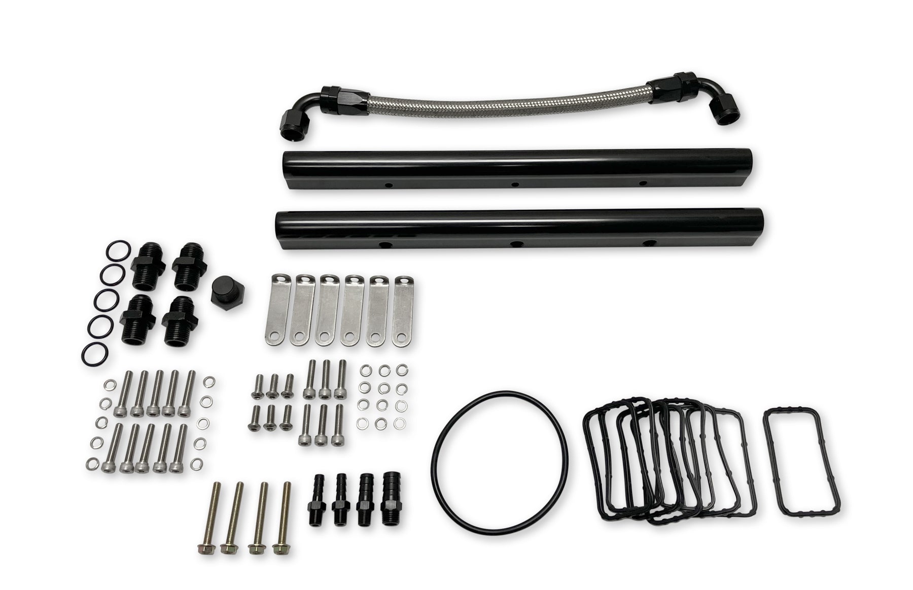 GM LS COMPATIBLE INTAKE MANIFOLD, BPE LOGO, LS3 / L92, ALUMINUM BLACK ...