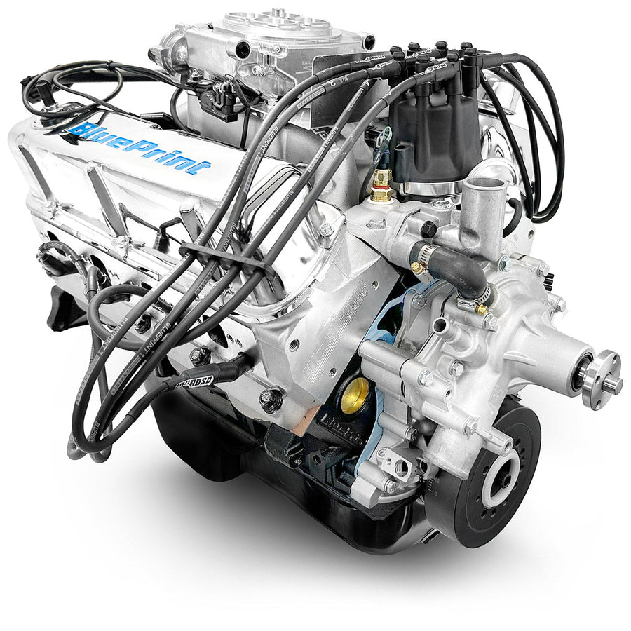 Ford SB Compatible 302 c.i. Engine - 361 HP - Deluxe Dressed - Rear Su ...
