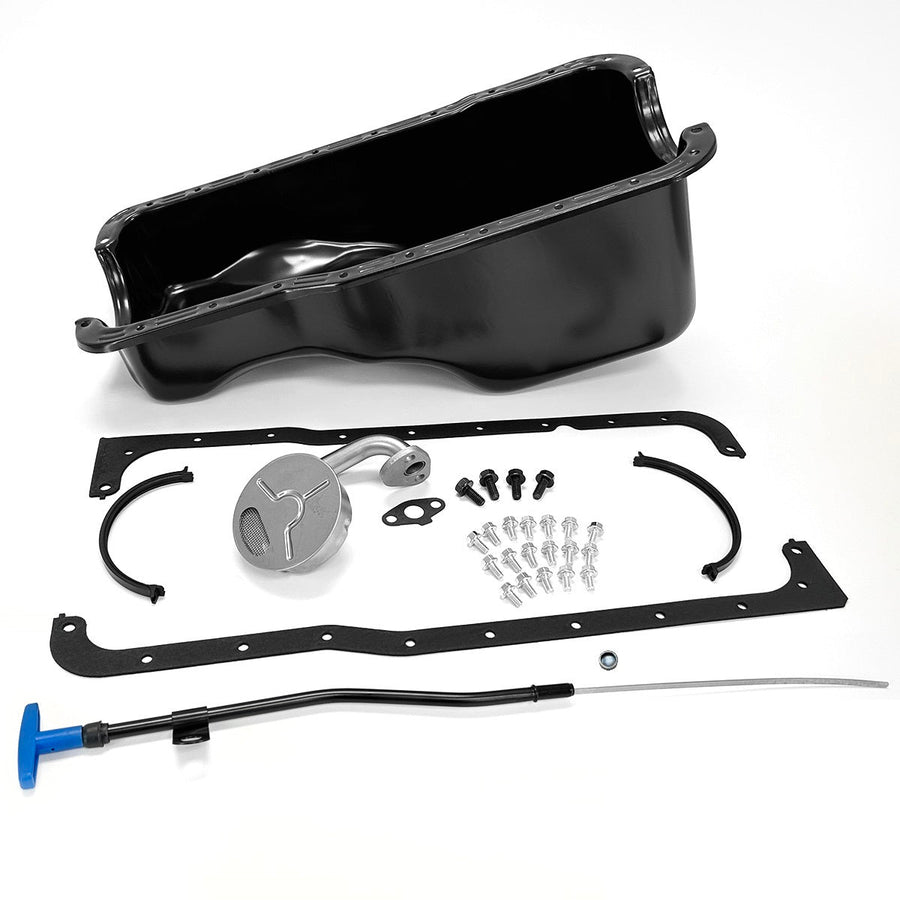 Ford 302/347 c.i. SB Compatible Front Sump Oil Pan Kit – BluePrint Engines
