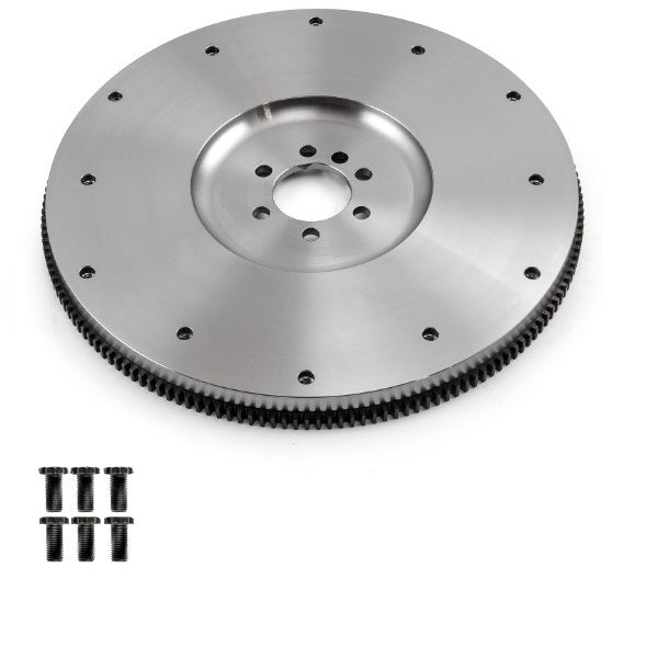 168-Tooth Steel SFI 14" Flywheel - 1-Piece Rear Main Seal - External o ...